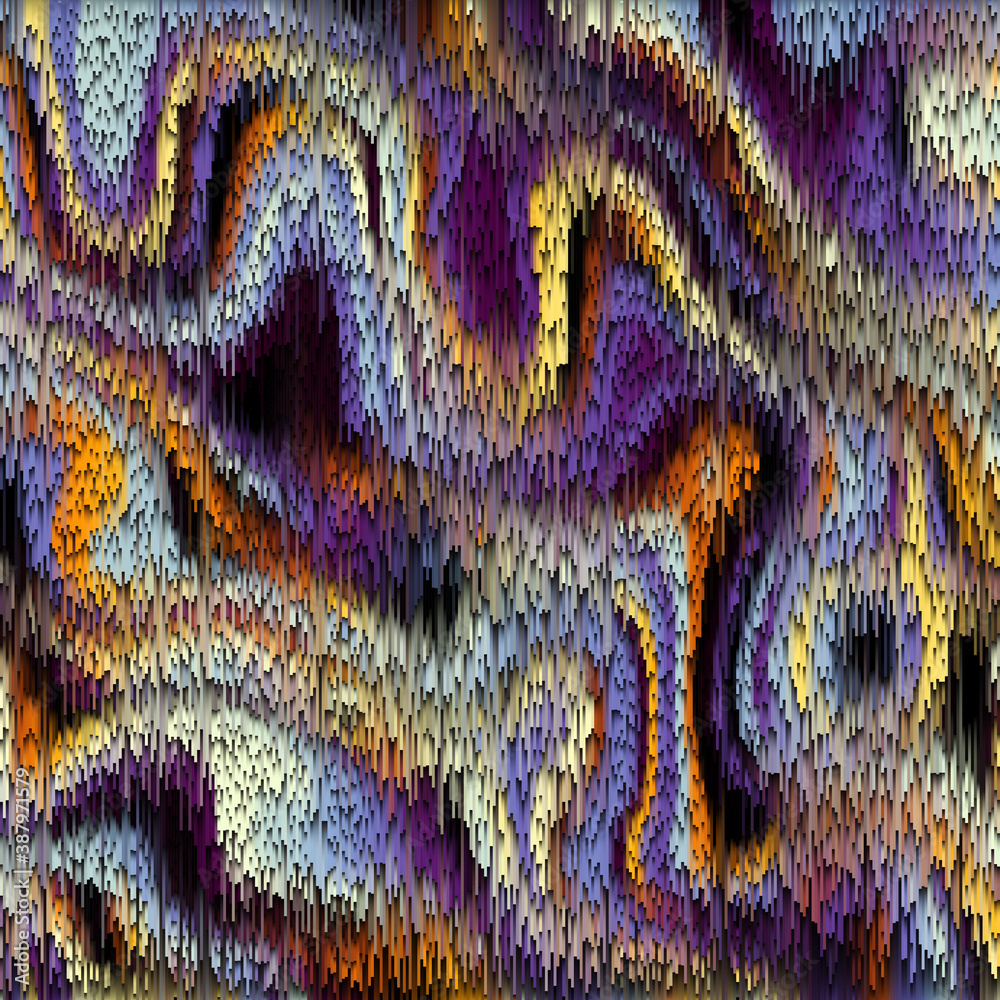 Abstract pattern with imitation of a grunge texture with thin lines ...