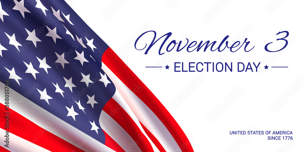 November 3 - Election Day in the United States of America. Vector ...