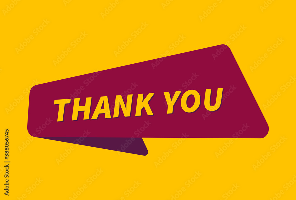 Thank You banner vector, Thank You image Stock Vector | Adobe Stock