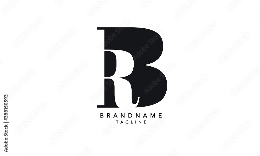 Alphabet letters Initials Monogram logo RB, BR, R and B Stock Vector ...
