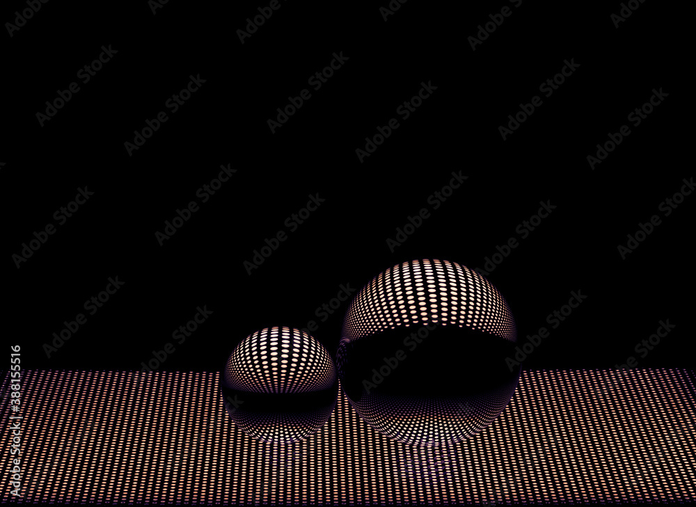 Coloured sphere background Stock Photo | Adobe Stock