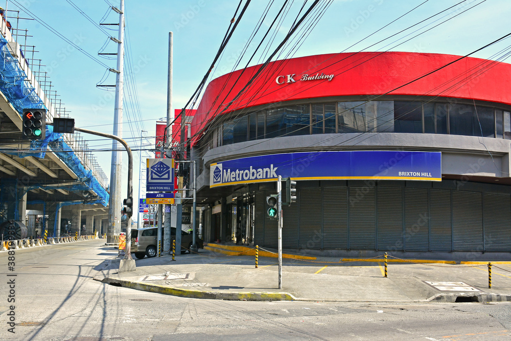 Metrobank facade in Quezon City, Philippines Stock Photo | Adobe Stock