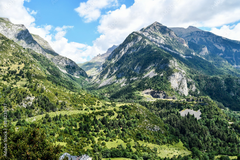 mountain landscape in the mountains, photo as a background, photo as a ...