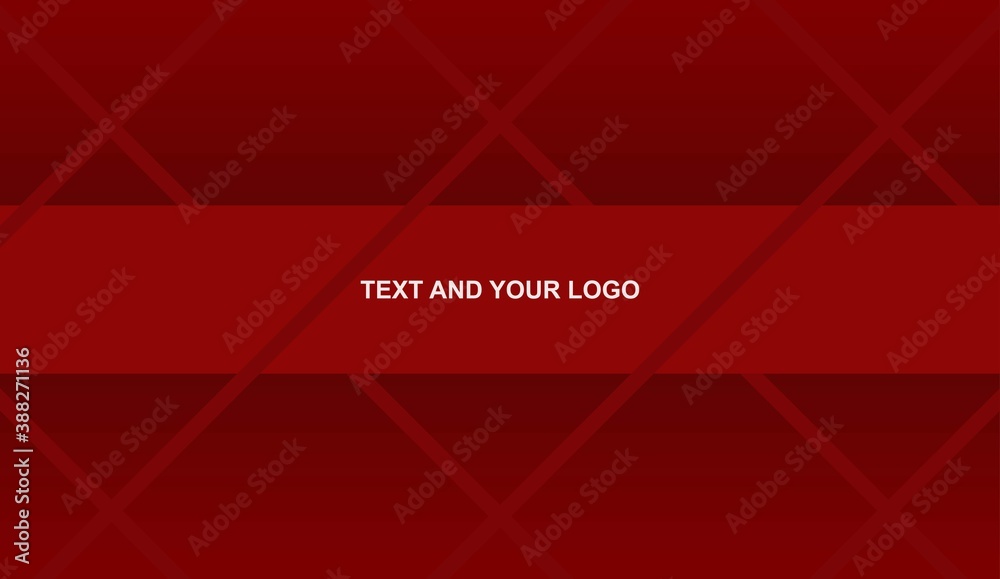 Channel Banner Template with Lines and Shapes Stock Vector | Adobe Stock