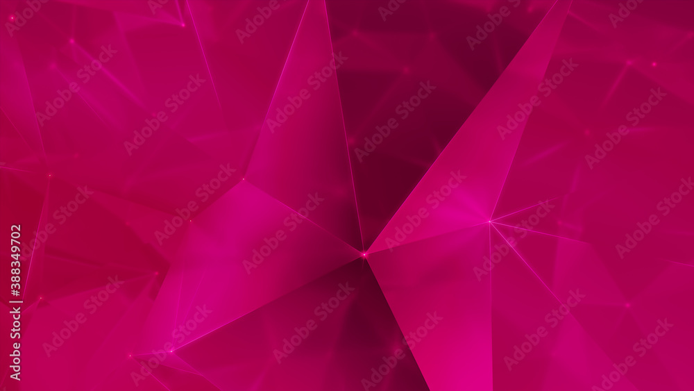 Futuristic, High Tech, hot pink background, with network lines ...