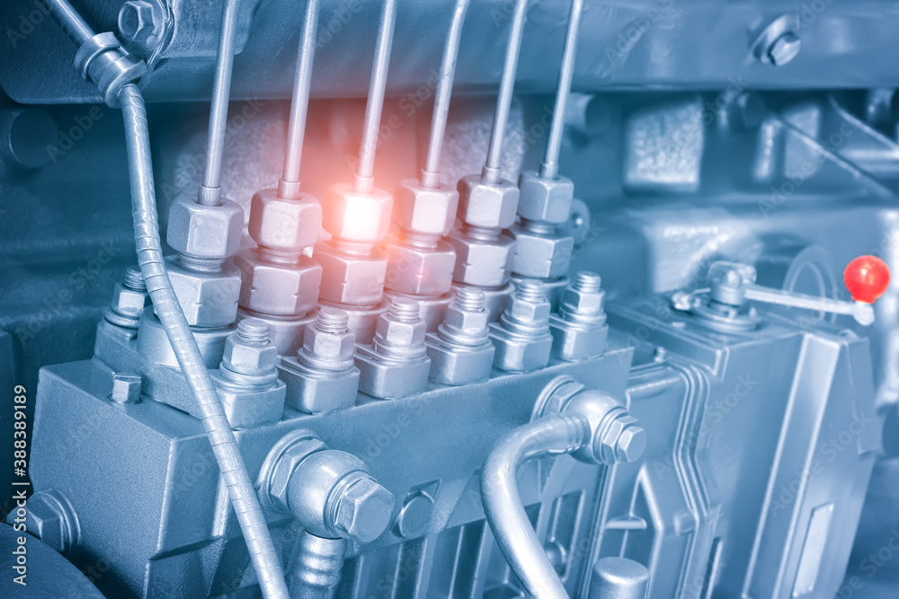 Selective on the fuel injection in the the diesel engine. supply system ...