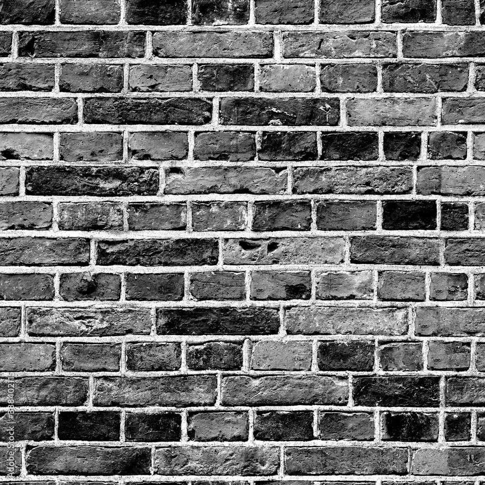 8K brick wall roughness texture, height map or specular for ...