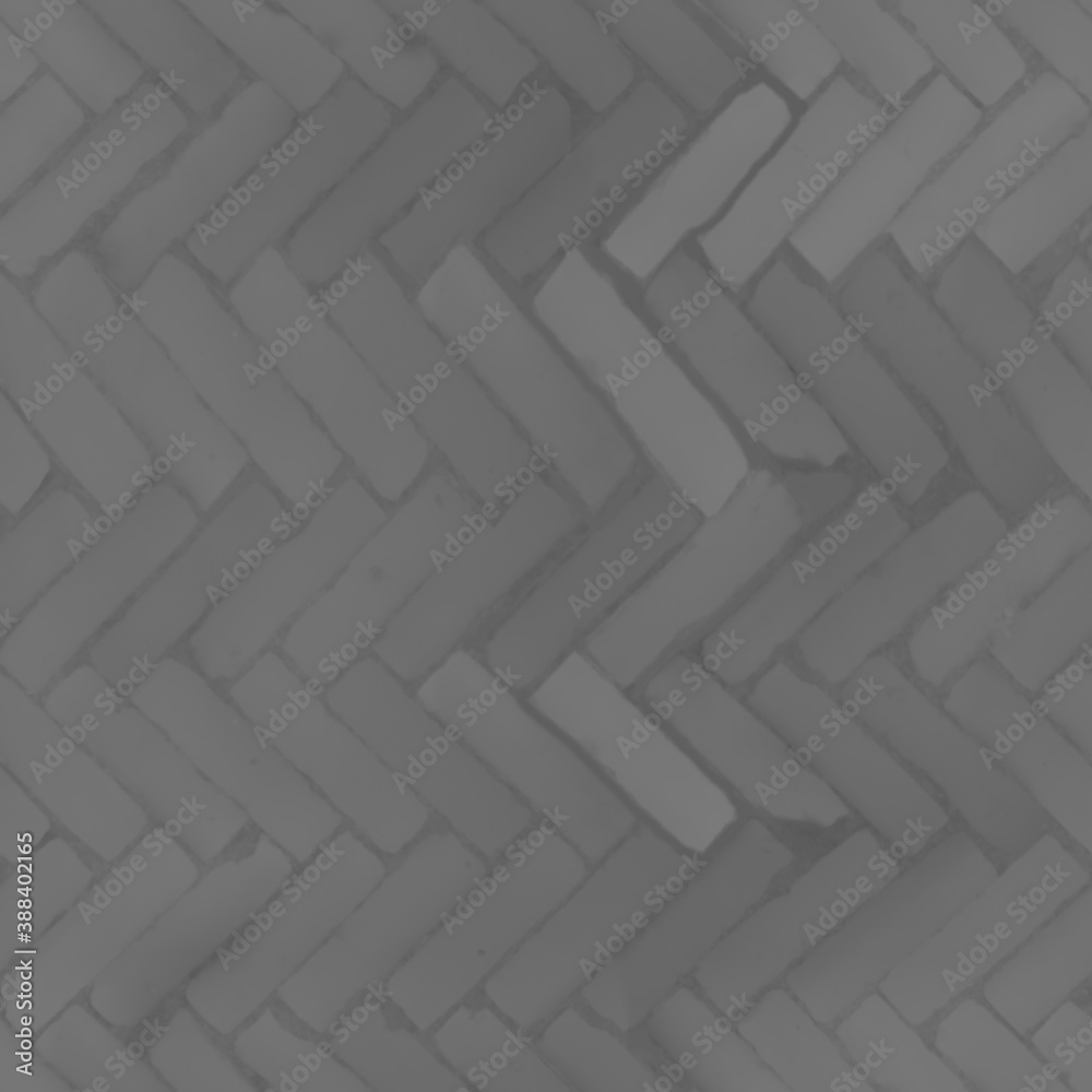 8K brick floor roughness texture, height map or specular for ...