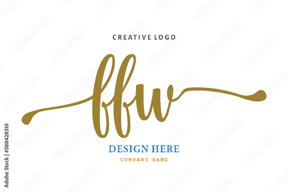 FFW lettering logo is simple, easy to understand and authoritative ...