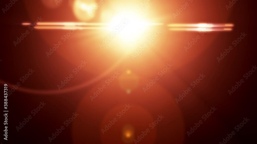 Orange Optical Flare