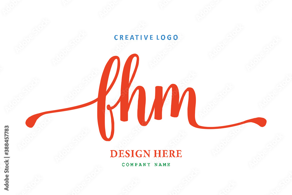 FHM lettering logo is simple, easy to understand and authoritative ...