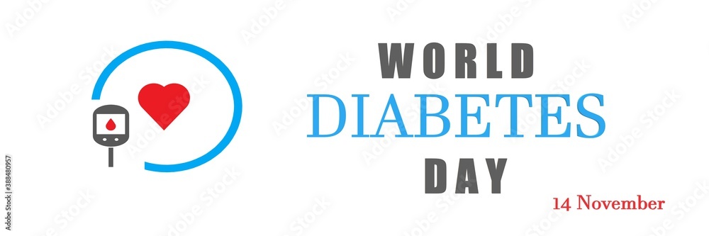 World Day Diabetes, Medical animation. Medical concept. Modern style ...