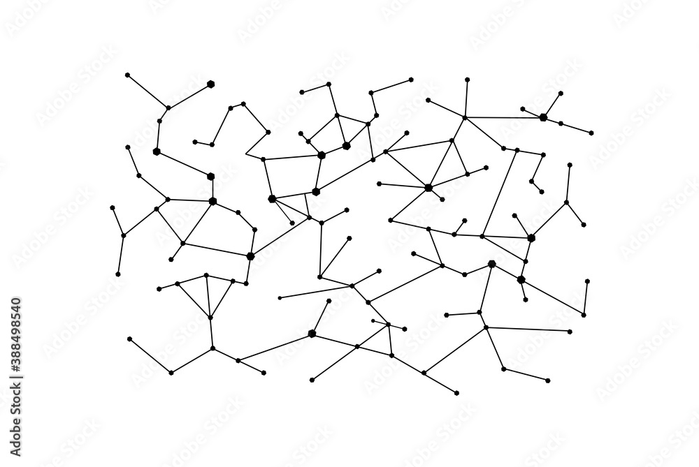 Network Vector Background