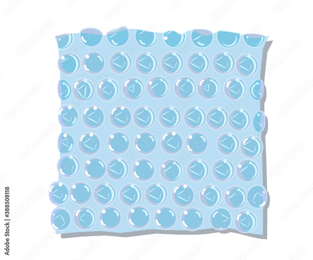 Air Bubble wrap Vector. Bubblewrap Icon, packaging with air bubbles ...