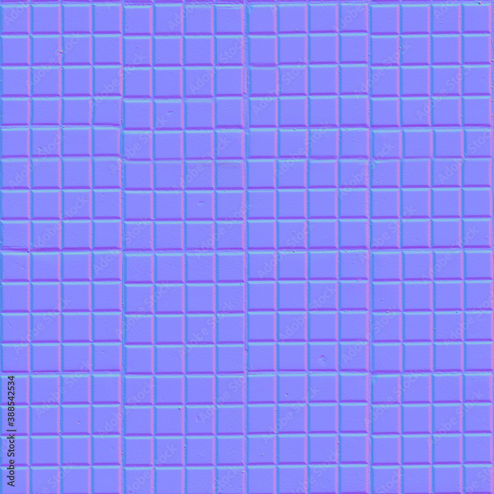 8K floor tiles roughness texture, height map or specular for ...