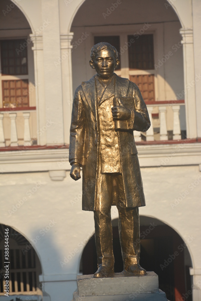 Jose Rizal statue at Taal in Batangas, Philippines Stock Photo | Adobe ...