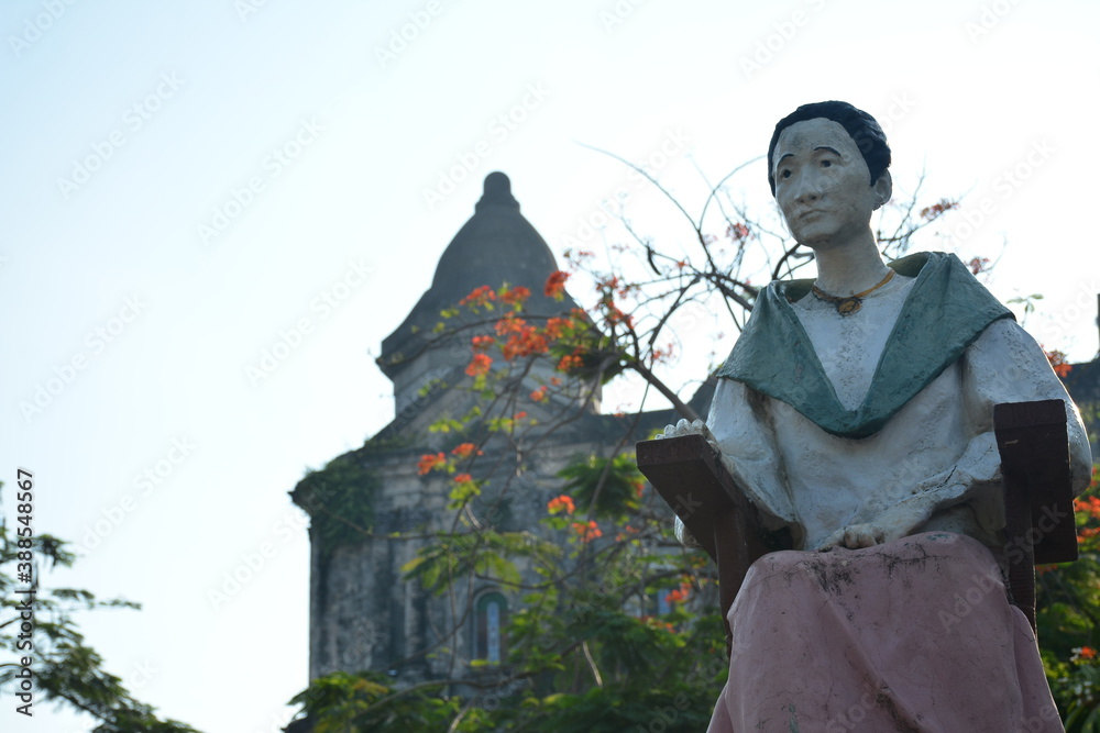 Marcela Agoncillo statue in Batangas, Philippines Stock Photo | Adobe Stock