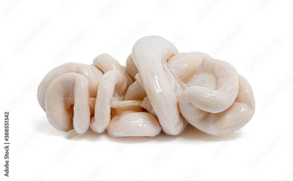 Part of pork small intestine or Chitterlings internal organs of pig ...