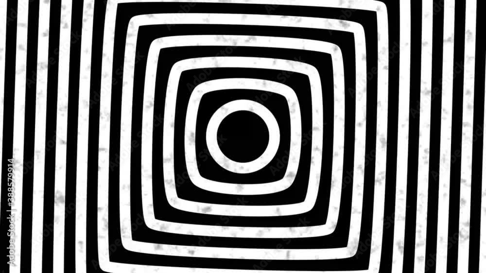 Swirling hypnotic rotating abstraction. Psychedelic twisting circles ...