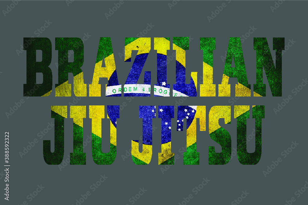 Vetor de Brazilian Jiu Jitsu (BJJ) Flag do Stock | Adobe Stock