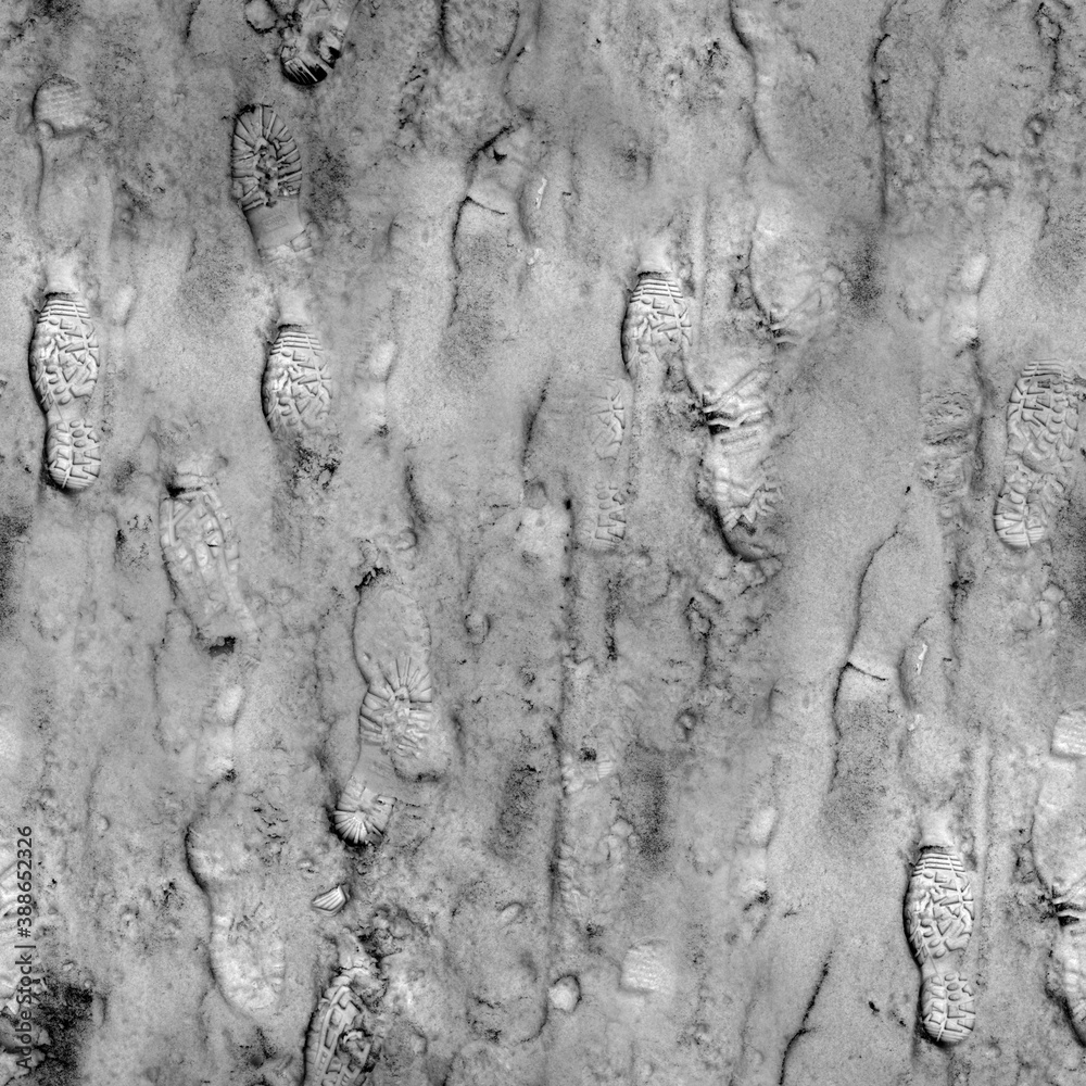 8K snowy ground roughness texture, height map or specular for ...