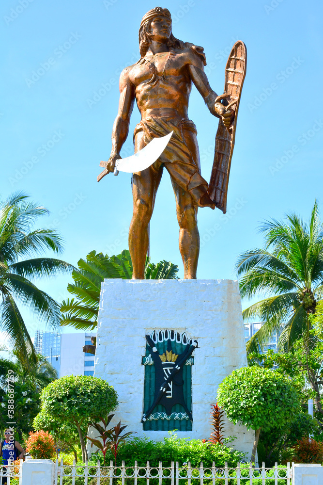 lapu Lapu Shrine in Mactan Island, Cebu, Philippines Stock Photo | Adobe Stock