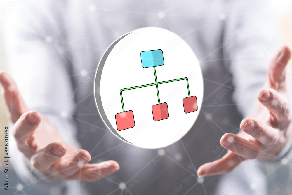 Concept of hierarchy Stock Photo | Adobe Stock