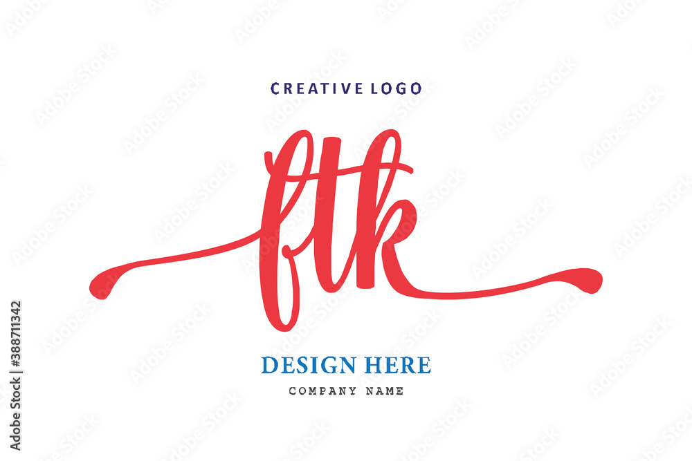 FTK lettering logo is simple, easy to understand and authoritative ...