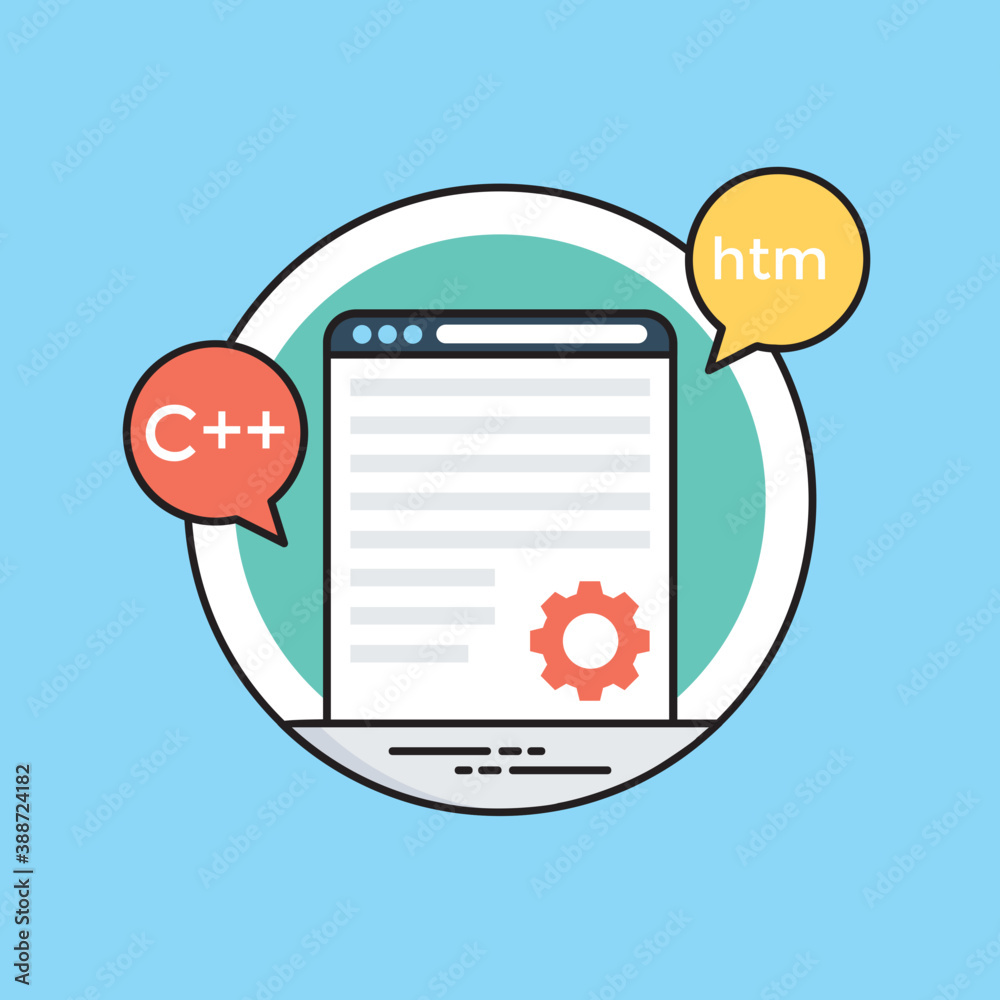 Product design icon depiction with building design gears and bulb Stock ...
