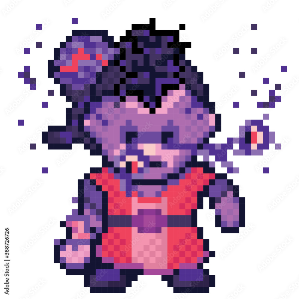 Injured person pixel art. Injured character. Falling eye character ...