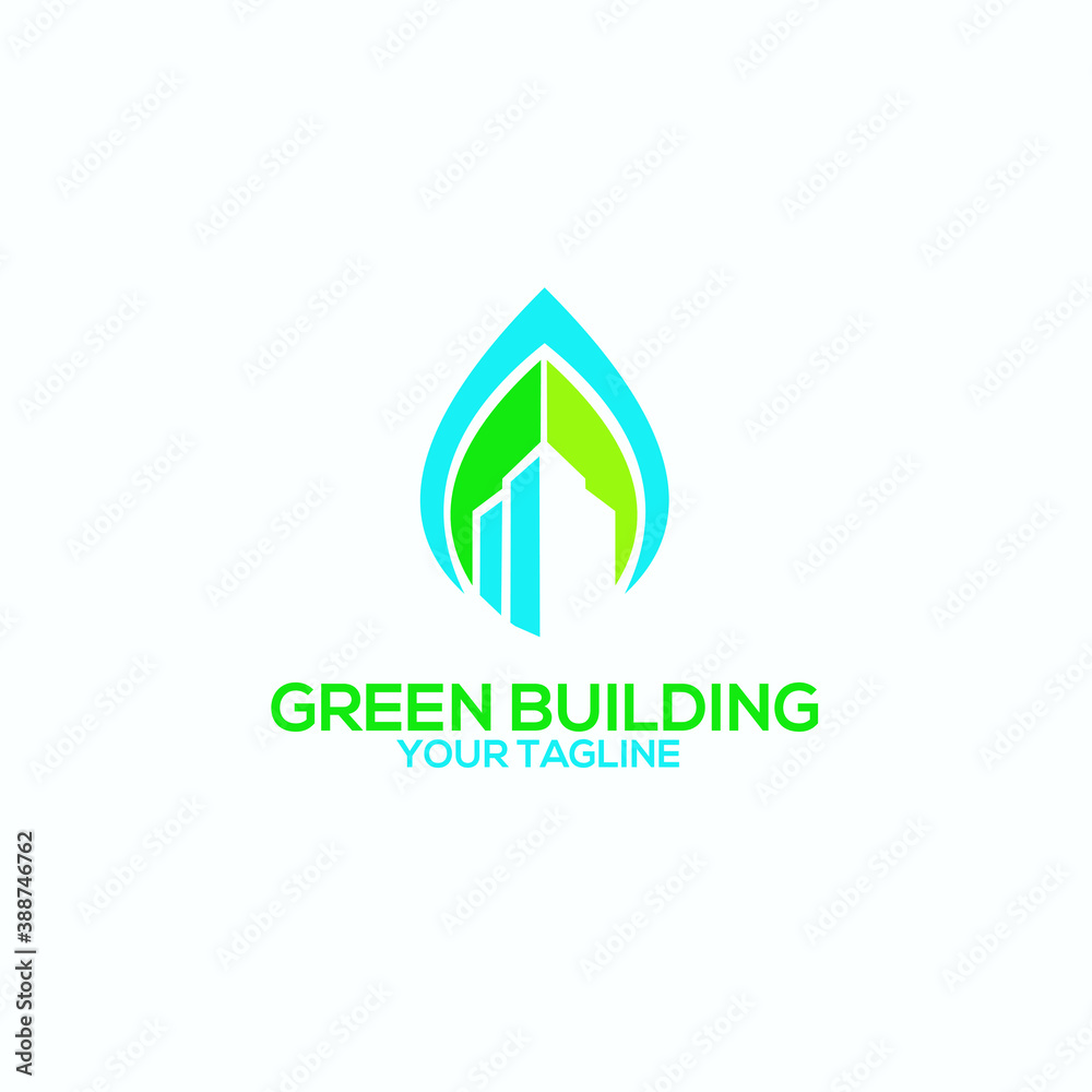 green building logo exclusive design inspiration Stock Vector | Adobe Stock