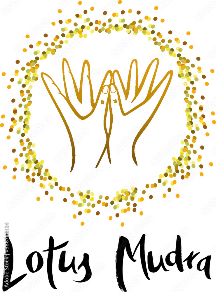 Lotus mudra (padma mudra) for getting rid of loneliness. This mudra ...