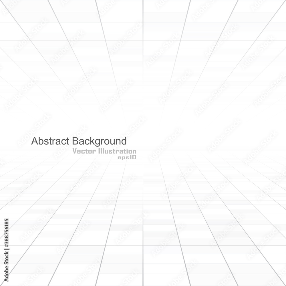Abstract white background of vision perspective. Stock Vector | Adobe Stock