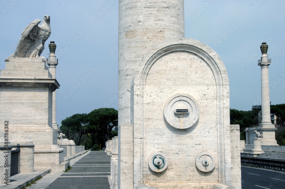 Ponte Flaminio is a bridge over the Tiber in rationalist architecture ...