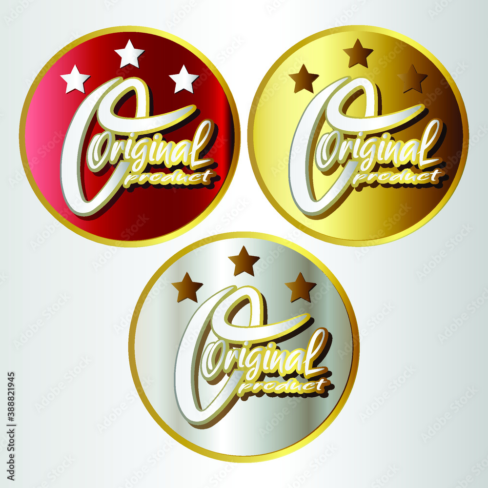 ORIGINAL symbol vector design isolated on white background. Suitable ...