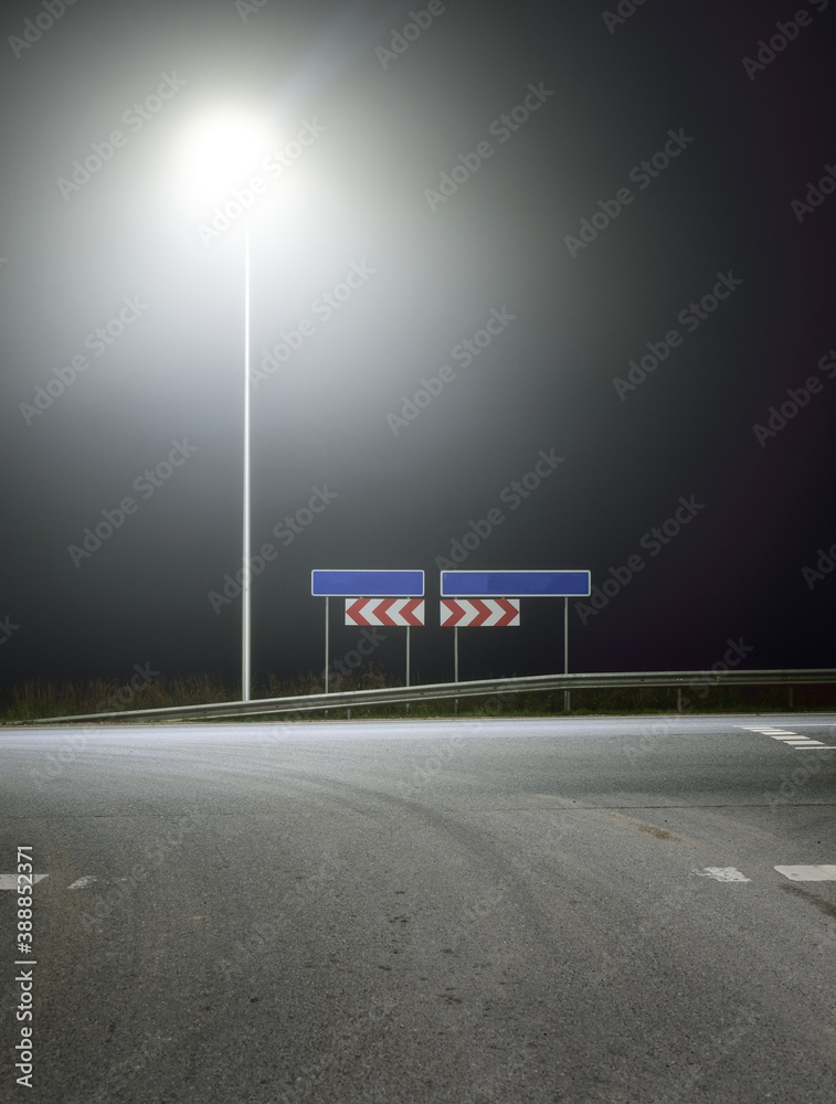 Dark Panoramic Road