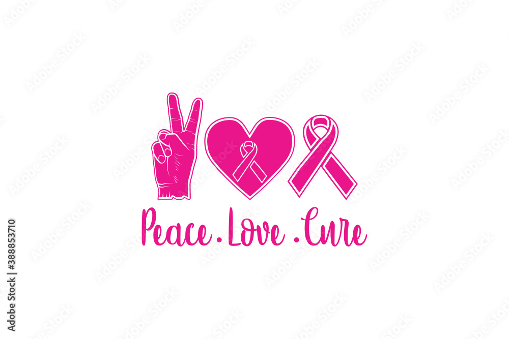 Peace Love Cure, October-Breast Cancer Awareness Month svg, svg, Breast ... Peace Love Cure, October-Breast Cancer Awareness Month svg, svg, Breast ...