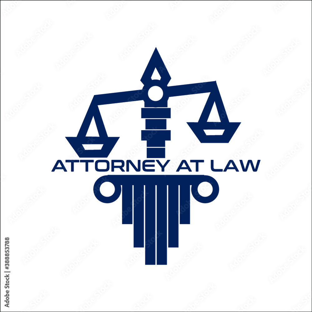 Attorney at law logo exclusive design inspiration Stock Vector | Adobe ...