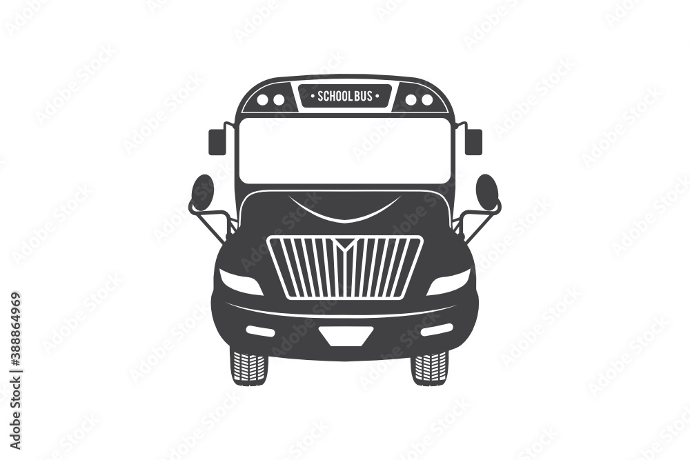 School Bus Vector svg file, School Bus Illustration, School Bus Symbol ...