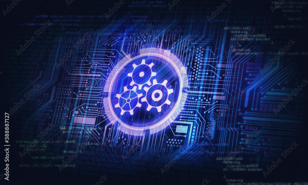 software and hardware development, programming technologies, abstract ...