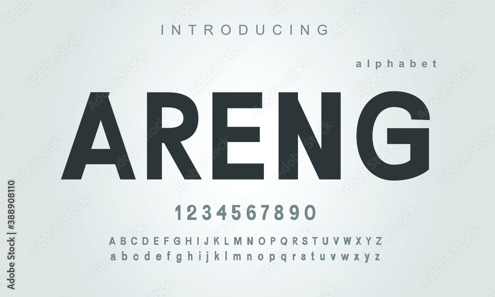 Areng font. Elegant alphabet letters font and number. Classic Lettering ...