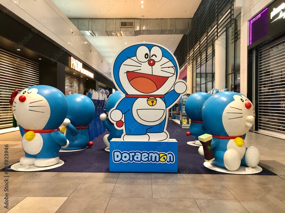 variety of Doraemon merchandises Stock Photo | Adobe Stock
