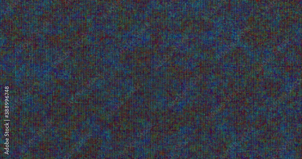 colorful vhs glitch noise background realistic flickering, analog ...
