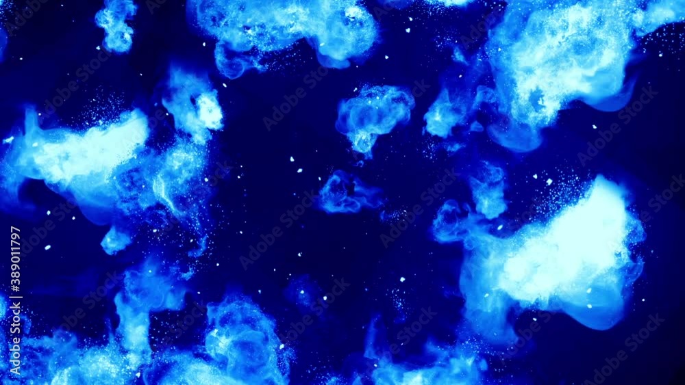 blue explosion shine fire particle loop animation Stock ビデオ | Adobe Stock