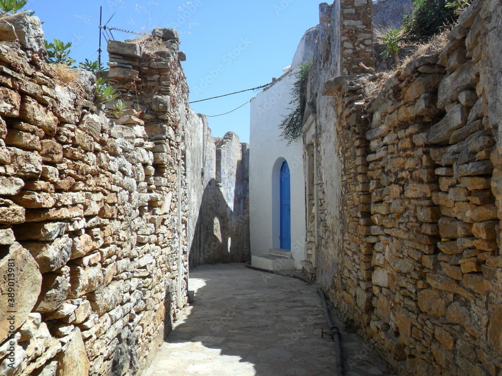 Sailing between the greek islands of Samos, Patmos, Lipsi, Leros ...