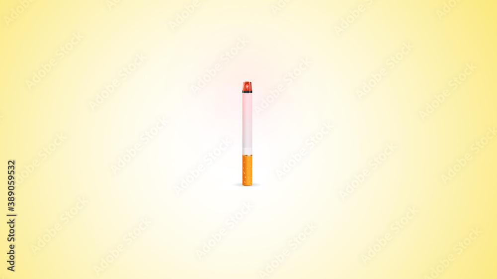 smoking kill, Smoking death and danger concept as a cigarette, Stop ...