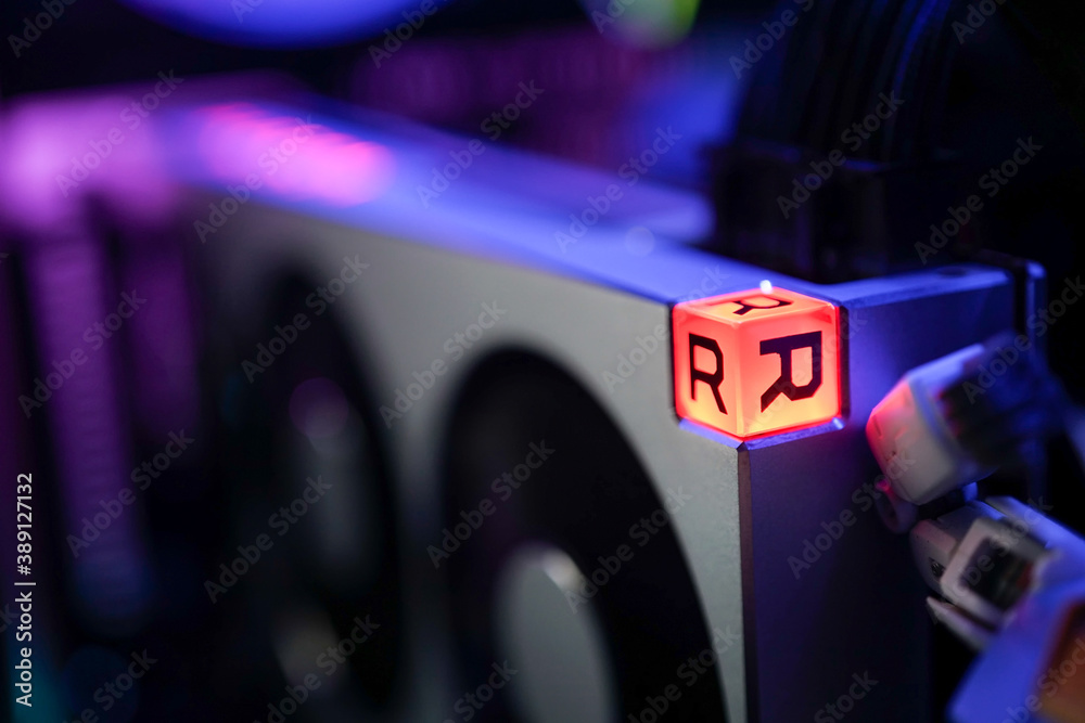Fotka „KL, MALAYSIA - August 28TH, 2020 : A Radeon vii by AMD gaming PC ...
