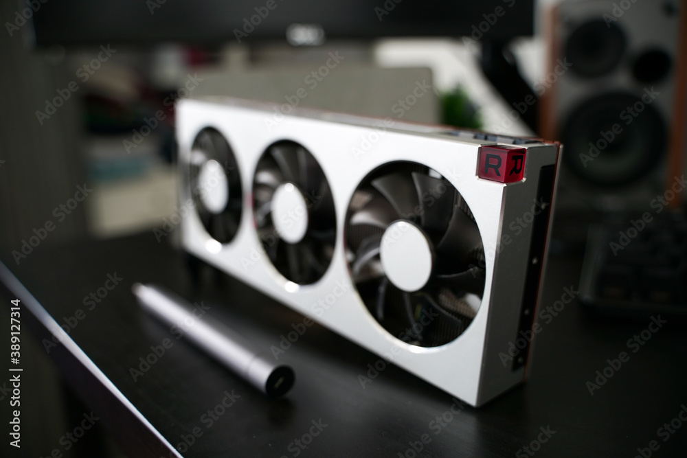 KL, MALAYSIA - August 28TH, 2020 : A Radeon vii by AMD gaming PC ...