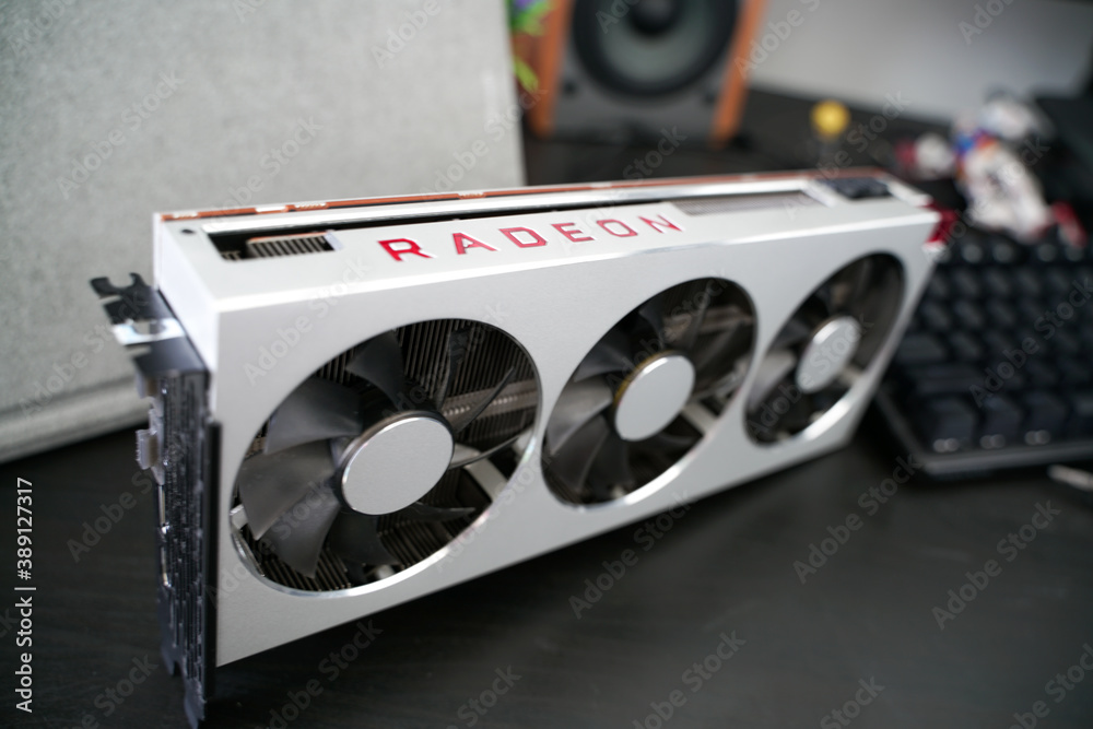 KL, MALAYSIA - August 28TH, 2020 : A Radeon vii by AMD gaming PC ...