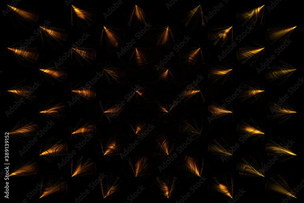 3D sharp corners. Background abstract minimalistic texture with many ...